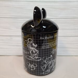 Disney | Bath | Disney Black Sketchbook Cotton Jar | Poshmark